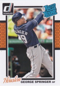 George Springer Baseball Card Highlights