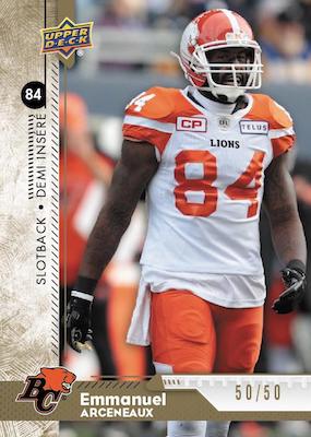2018 Upper Deck CFL Football Checklist, Set Info, Boxes, Reviews, Odds