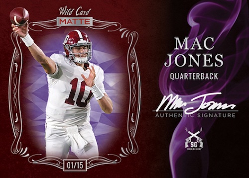 2021 Wild Card Matte Football Checklist, Black Set Info, Boxes, Reviews