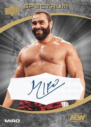2021 Upper Deck AEW Spectrum Checklist, Set Info, Buy Boxes, Date
