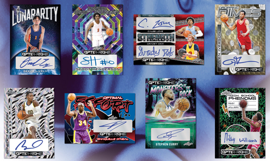 2022-23 Leaf Optichrome Basketball Checklist, Set Details, Boxes